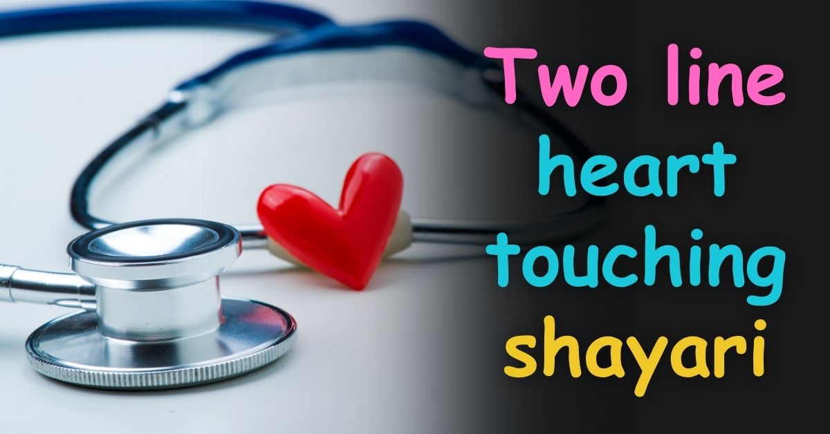 Best 210+ Two line heart touching shayari l दिल को छू लेने वाली शायरी ...